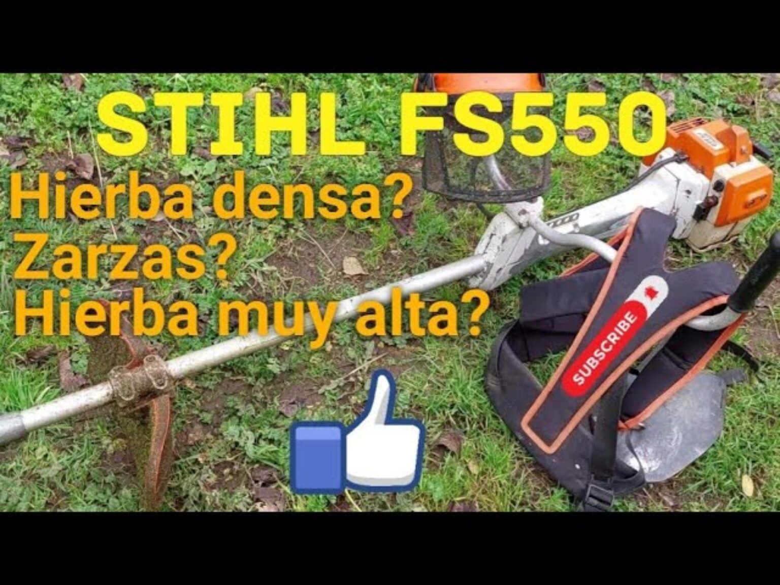 Desbrozadora Stihl FS 550: Potencia y versatilidad para un corte impecable - Sierras eléctricas